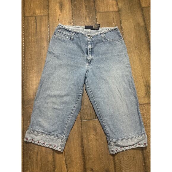 Route 66 | Jeans | Route 66 Womens Size 32x8 Blue Capri Medium Wash 10 Cotton Denim Jeans | Poshmark